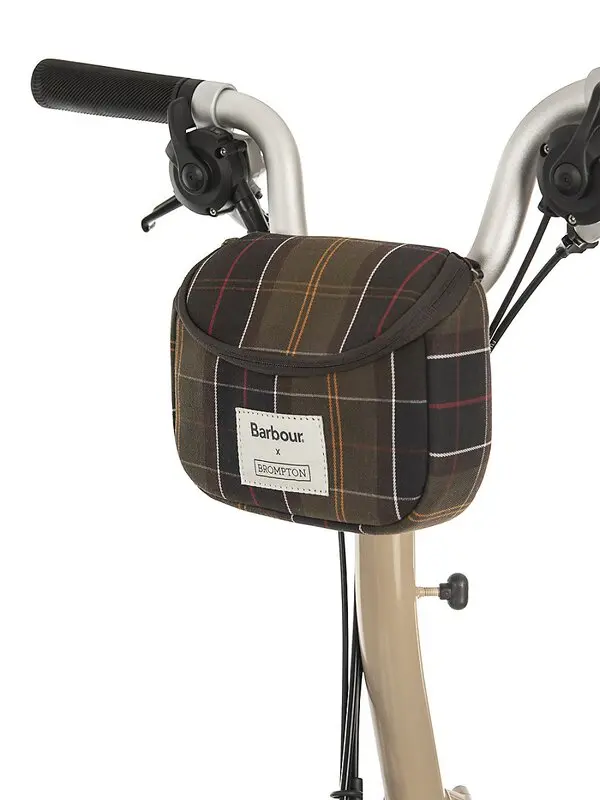 【未使用品】Brompton × Barbour Zip Pouch ポーチ BROMPTON ( ブロンプトン ) フレームバッグ ×BARBOUR (バブアー